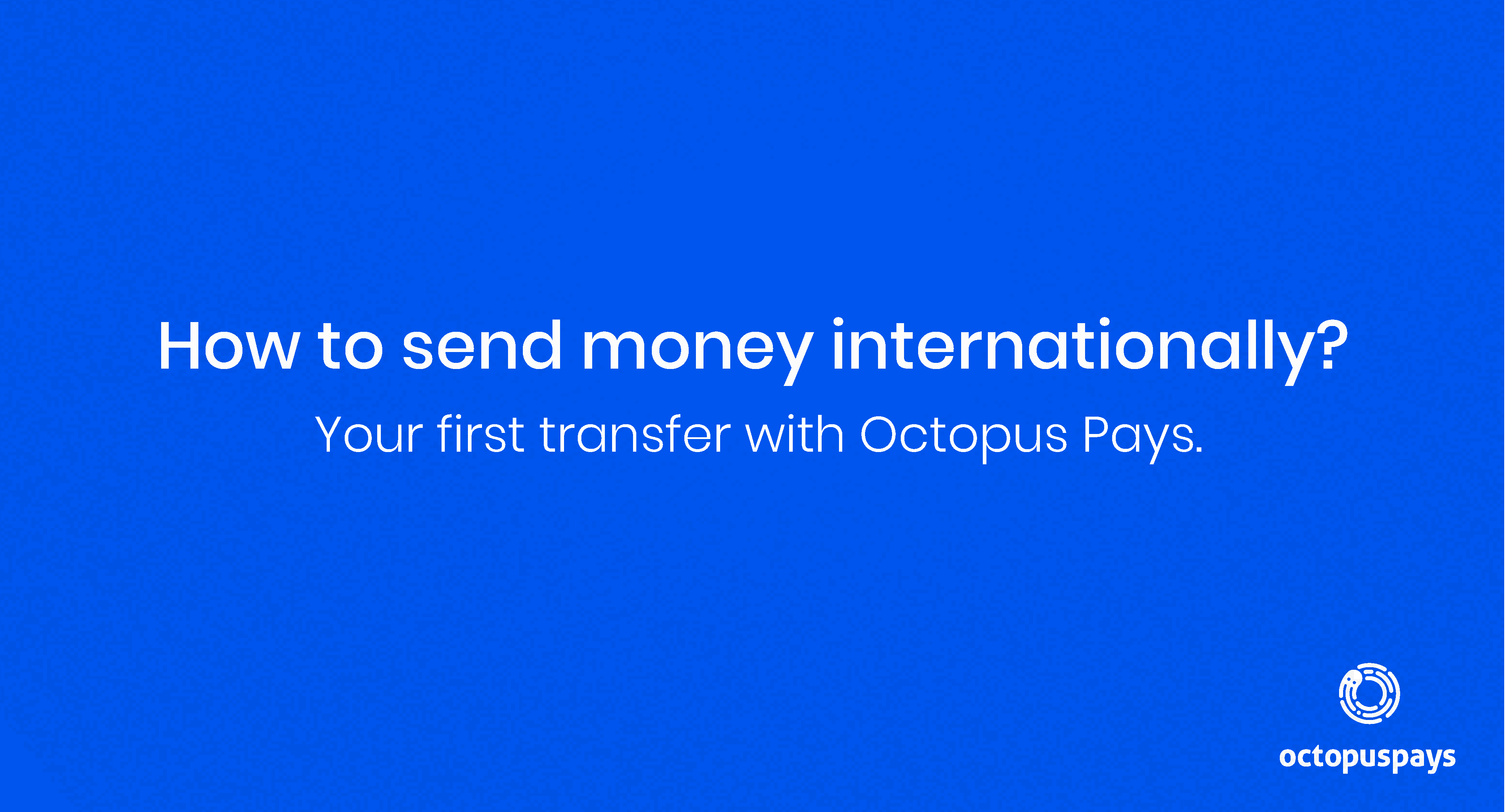 Guide:How to make your first money transfer or deposit? – Octopuspays